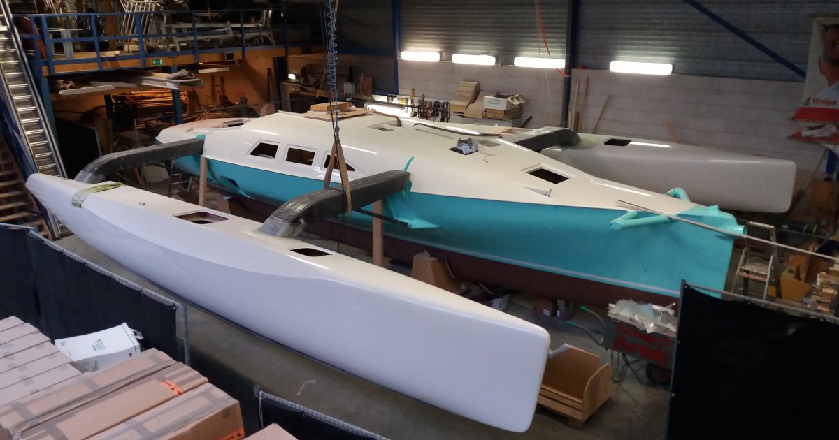 The construction of my trimaran’s main hull part 3
