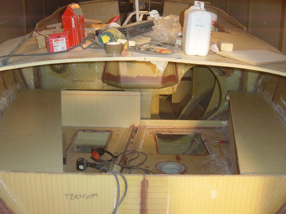 Aft cabin interior | Fram main hull build log